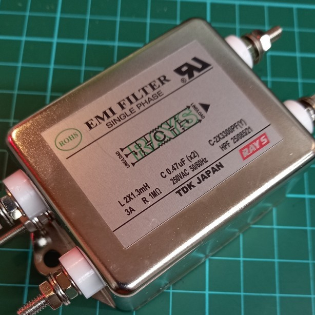 Jual EMI FILTER/NOISE FILTER 3A SINGLE PHASE RAYS ORIGINAL EMI FILTER ...