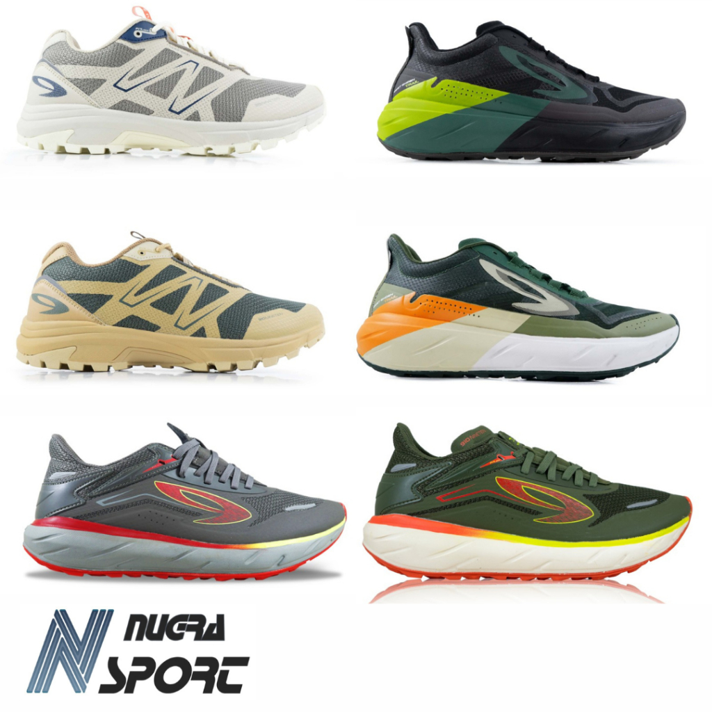 Jual Nineten YUZA EVO Sepatu Trail Running - Hitam dan Merah | Shopee ...
