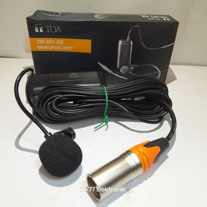 Jual Mic/ Microphone Jepit TOA ZM-361-AS Sangat Peka | Shopee Indonesia