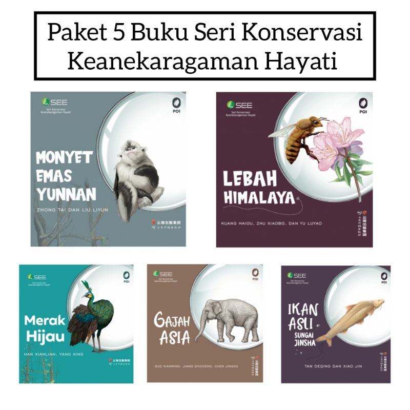 Jual Paket 5 Buku Seri Konservasi Keanekaragaman Hayati | Shopee Indonesia