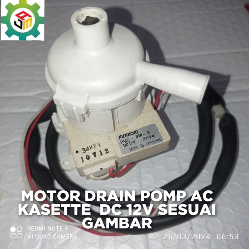 Jual MOTOR DRAIN POMP AC KASETTE DC 12V ORIGINAL SESUAI GAMBAR | Shopee ...