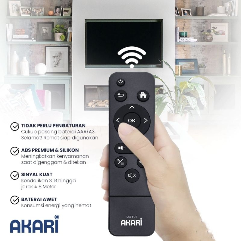 Jual Remote XL HOME - MOLA TV - AKARI AX117 - INDIBOX | Shopee Indonesia
