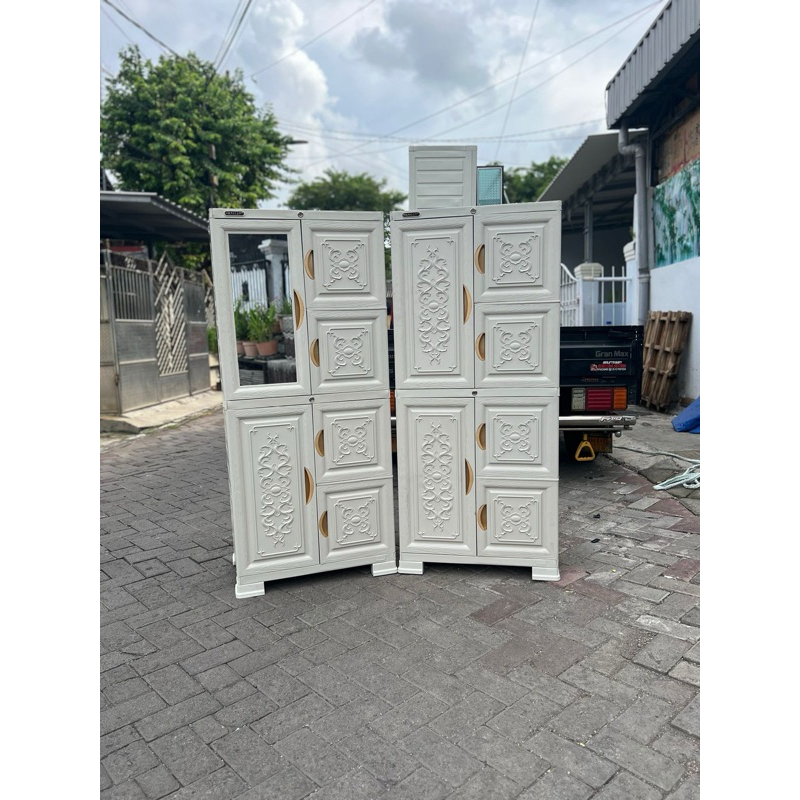 Jual lemari plastik napolly 4 susun full kunci MCAB - 46 ION PUMA ...