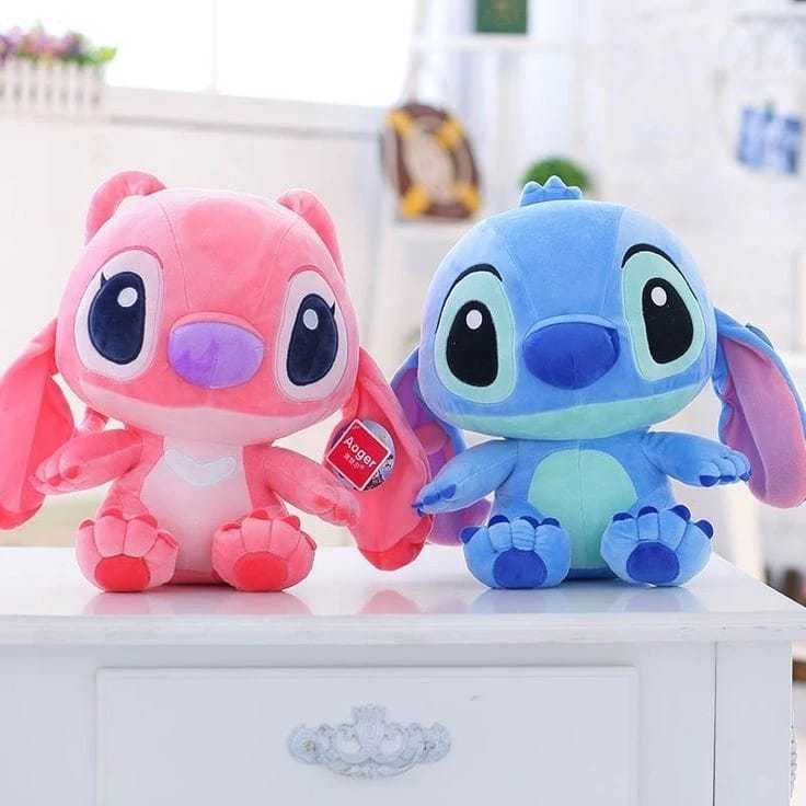 Jual Boneka Couple Disney Stitch Angel Mainan Mewah Boneka Lucu Hadiah ...