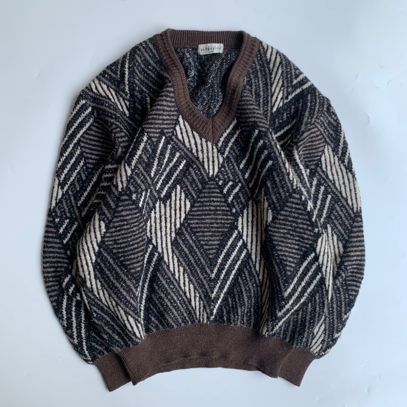 Jual KNITWEAR CARDIGAN VEST VINTAGE 3D PATTERN/SWEATER RAJUT/SWEATER ...