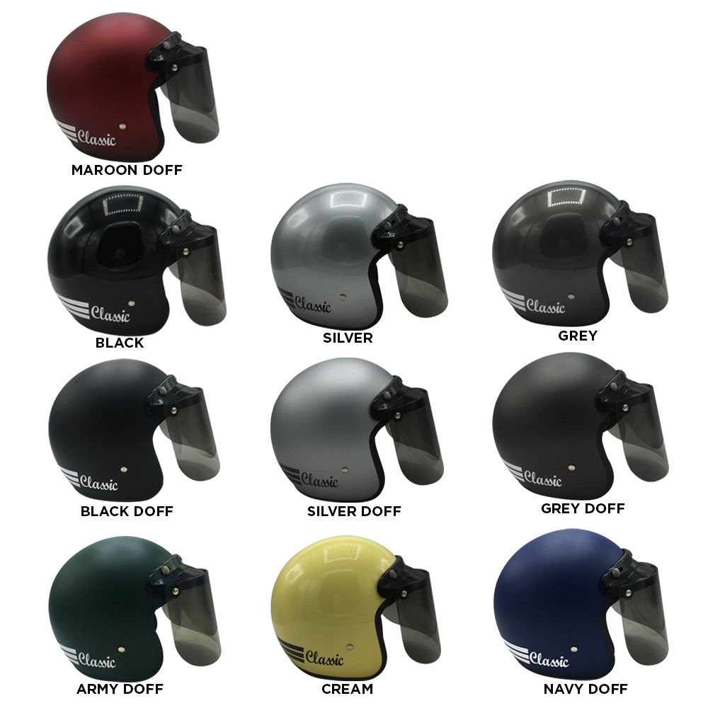 Jual Legacy Helm - Helm Bogo Classic Dewasa SNI | Shopee Indonesia