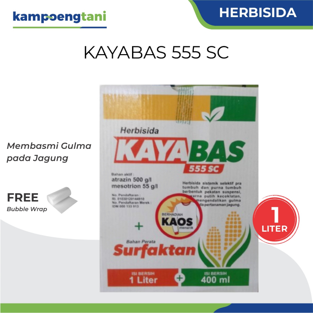 Jual Kampoeng Tani - Kayabas 555SC 1 Liter Herbisida Selektif Pembasmi ...