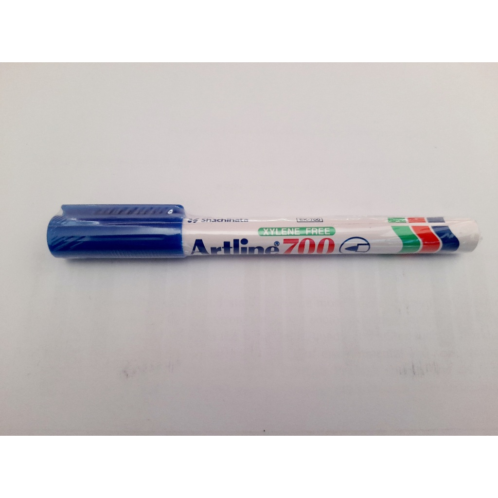 Jual Spidol Artline EK700 Biru Permanen Original | Shopee Indonesia