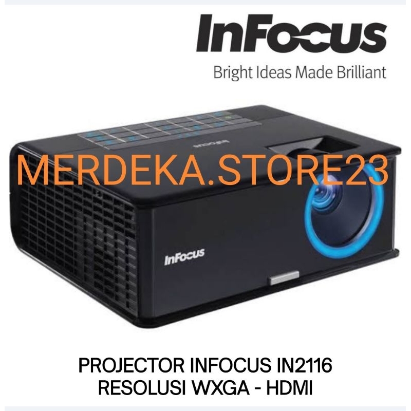 Jual LCD PROJECTOR INFOCUS IN 2116 IN2116 WXGA 3000 ANSI LUMENS HDMI ...