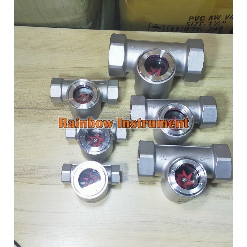 Jual Flow Indicator 1 1/2" Inch Sight Glass SS304 Inchi DN40 | Shopee Indonesia