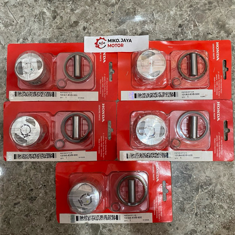 Jual PISTON KIT KVB VARIO 110 KARBU ORIGINAL HONDA | Shopee Indonesia