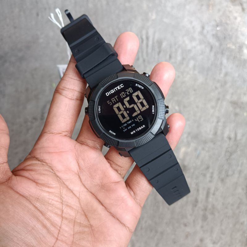 Jual jam tangan cowok Digitec Original DG-5189T full digital garansi 1 ...