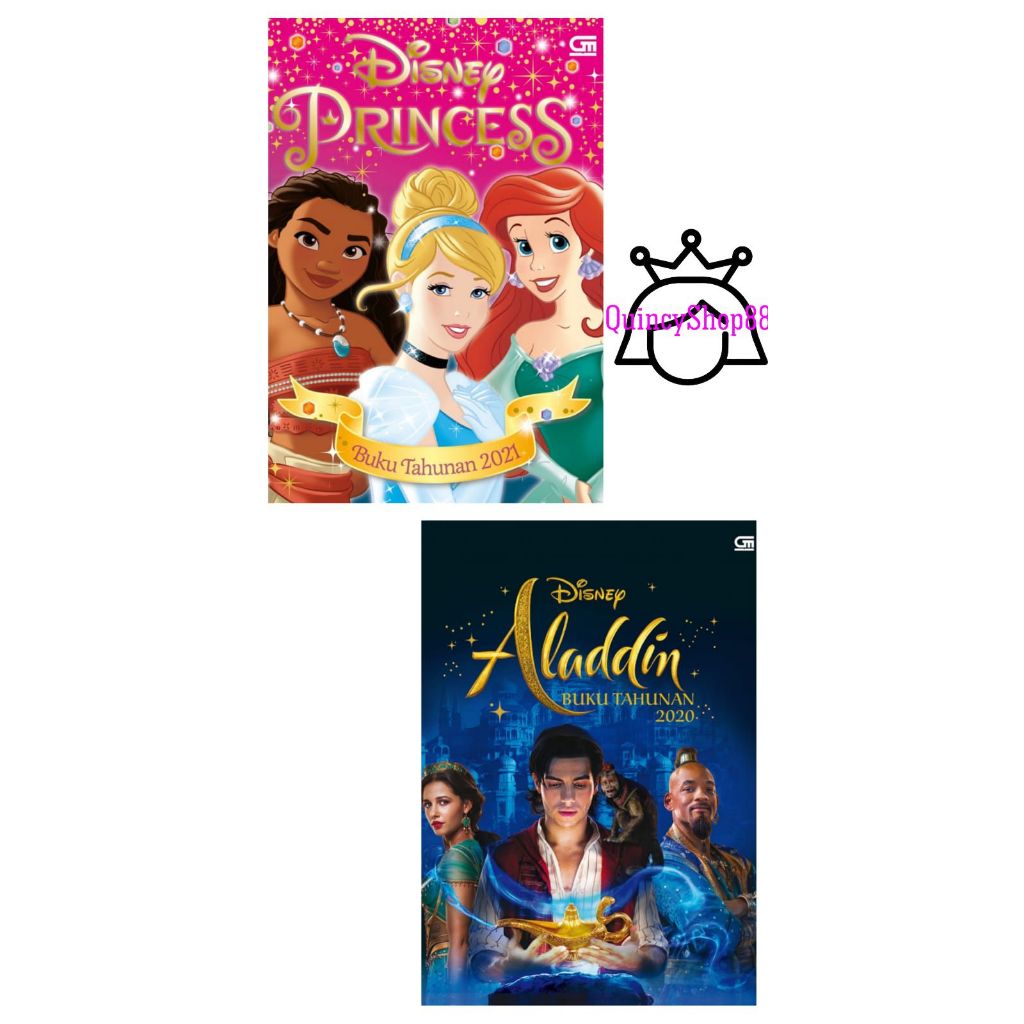 Jual Buku Anak/ Buku Tahunan , Disney Princess, Aladdin 2020 (Cerita, Aktivitas,Poster) | Shopee ...