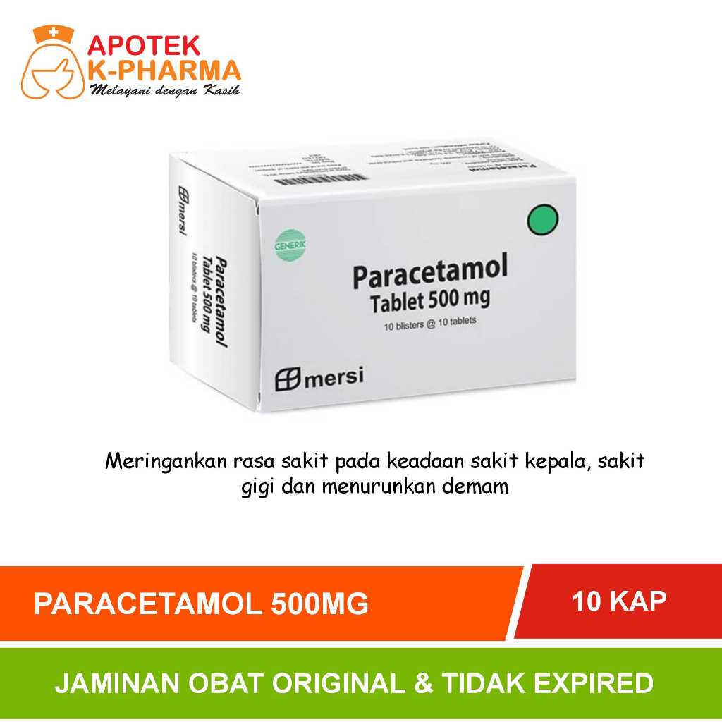 Jual Paracetamol Tablet Dan Sirup Obat Original Mersi | Shopee Indonesia