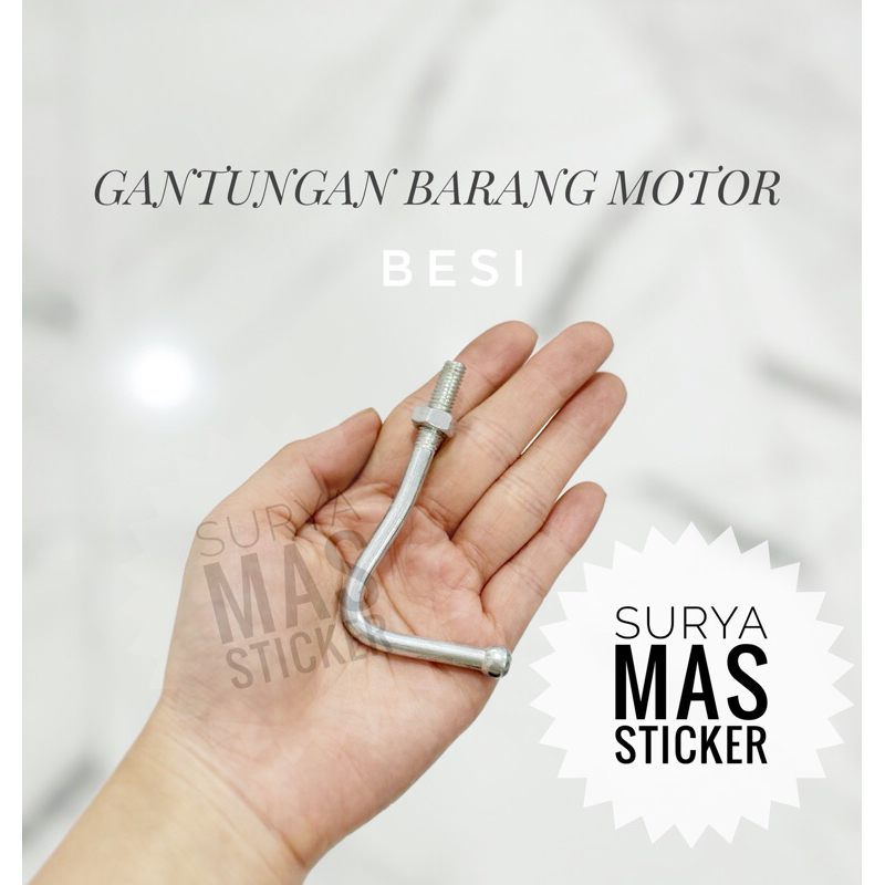 Jual gantungan barang motor besi universal cantolan barng model tanda ...