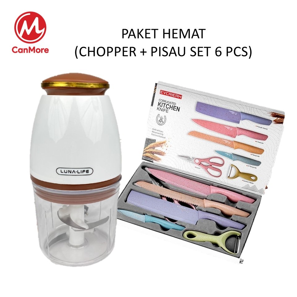 Jual Luna Life Blender Capsule Chopper 700mL / Penggiling Buah Daging ...