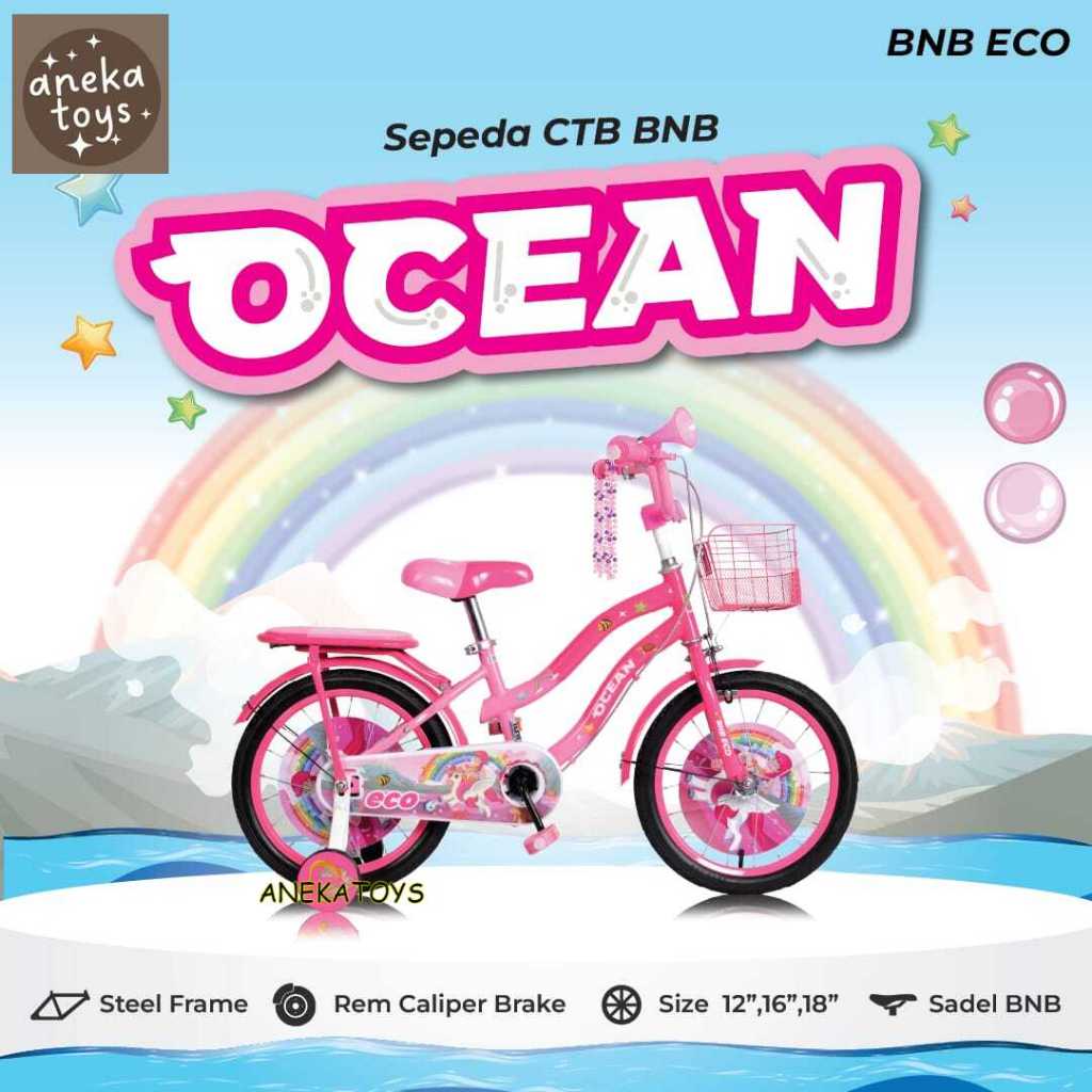 Jual Sepeda Mini Anak Perempuan BNB Ocean Eco 12 Inch CTB 2-4/5 Tahun ...
