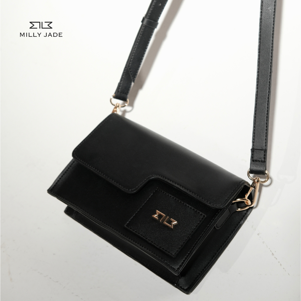 Jual MILLY JADE | Wennie in Black - Sling Bag & Clutch | Shopee Indonesia