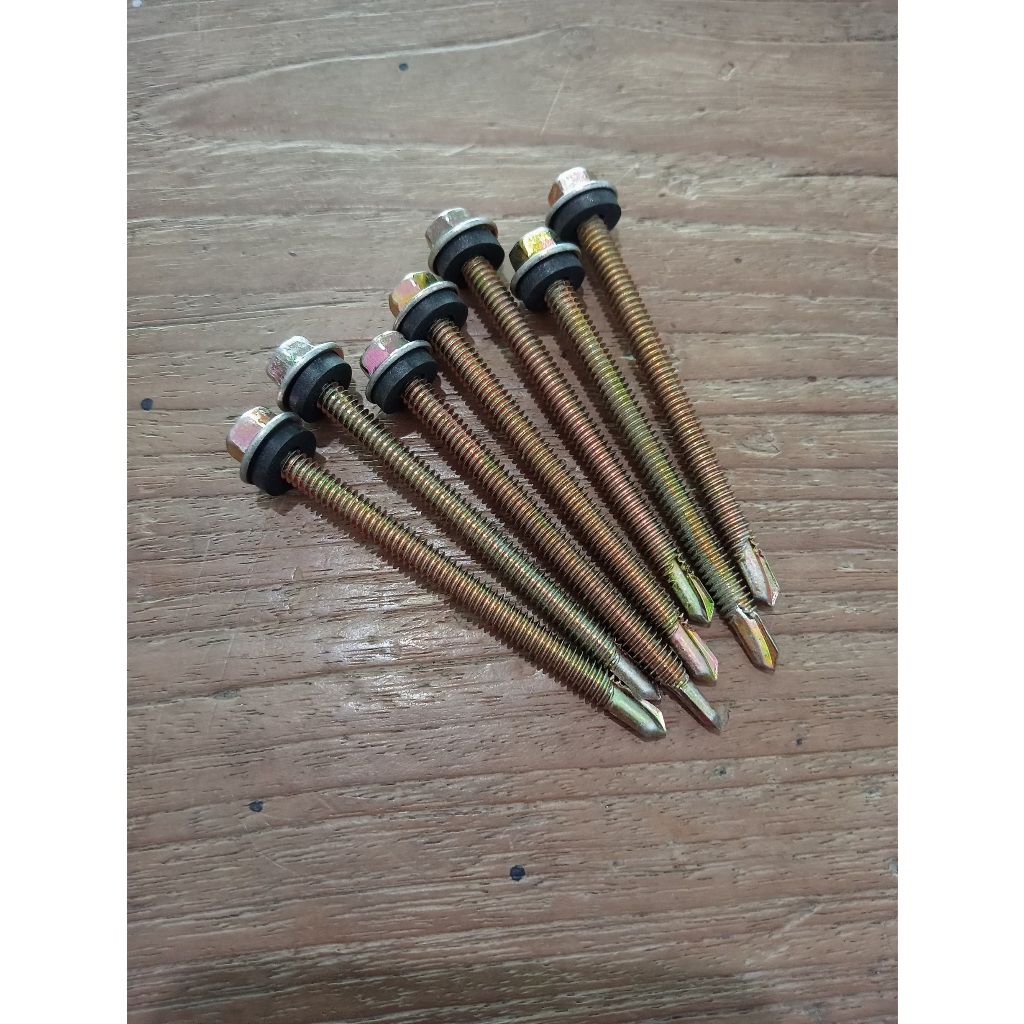 Jual Sekrup Baut Roofing M12 x 70 mm | Shopee Indonesia
