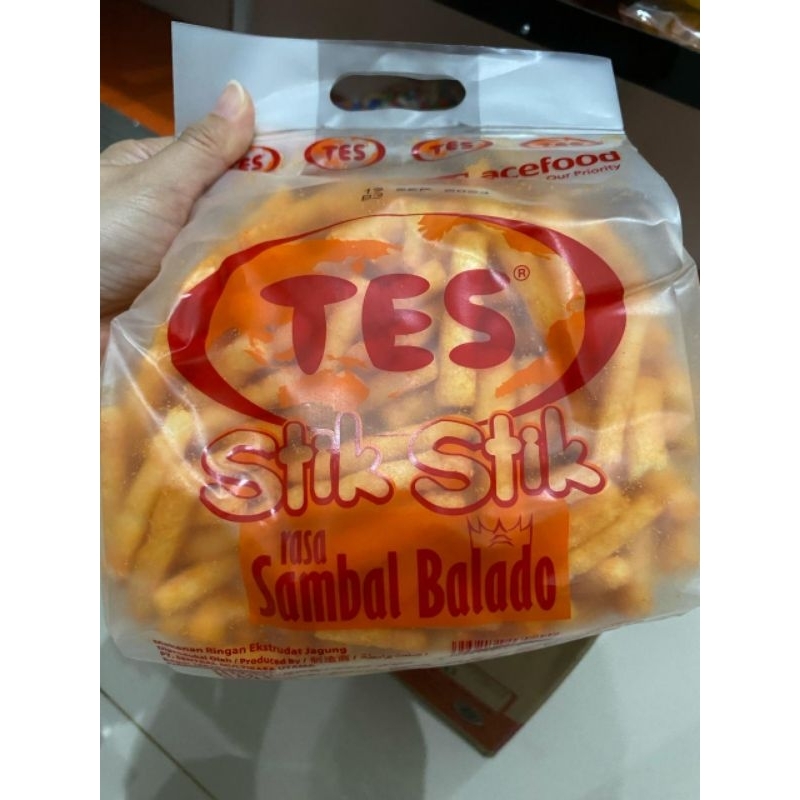 Jual STIK TES BALADO 220GRAM DAN TWIST CORN TES 225gram | Shopee Indonesia
