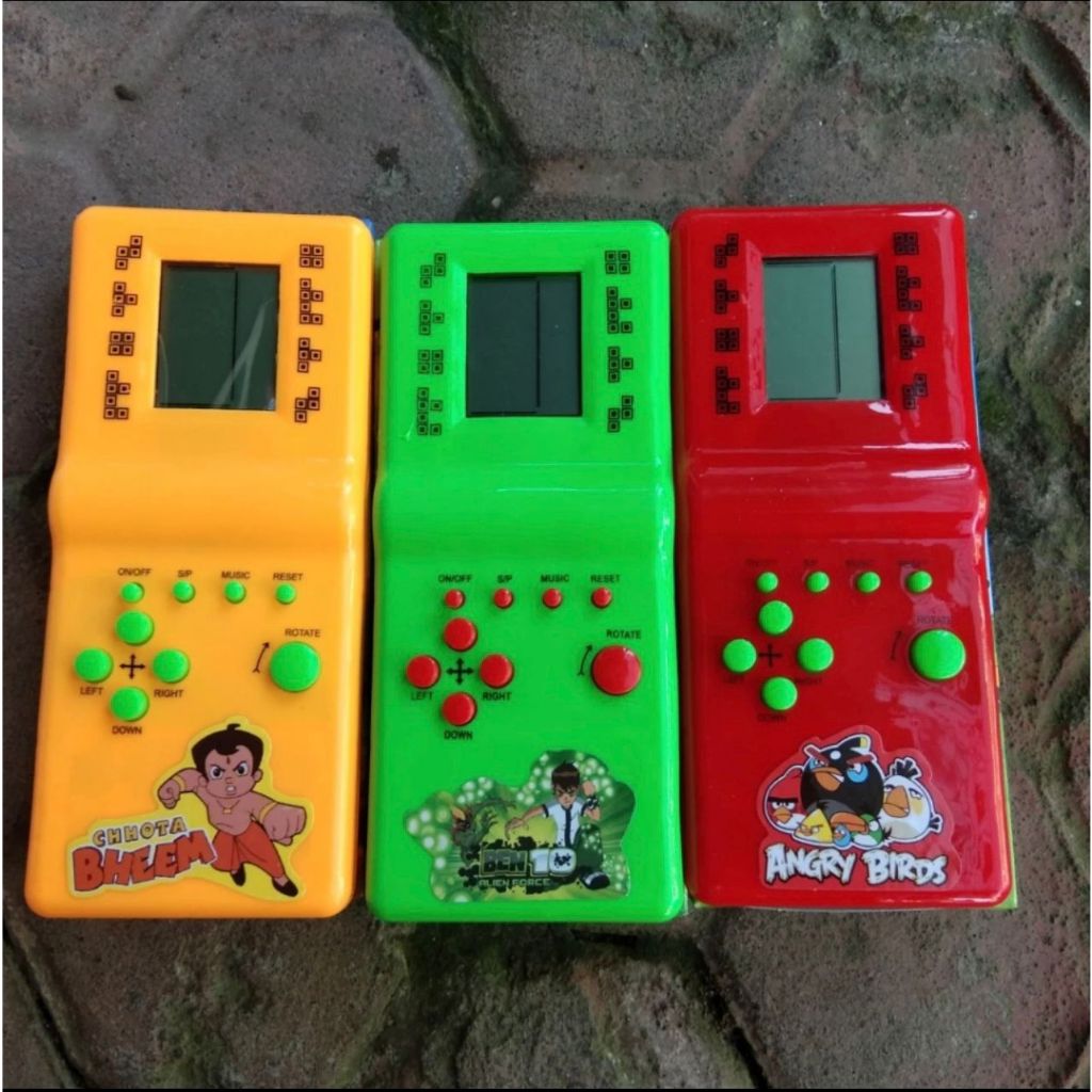 Jual MAINAN ANAK BRICK GAME TETRIS 9999 GAMEWATCH GAMEBOT BALOK JADUL ...