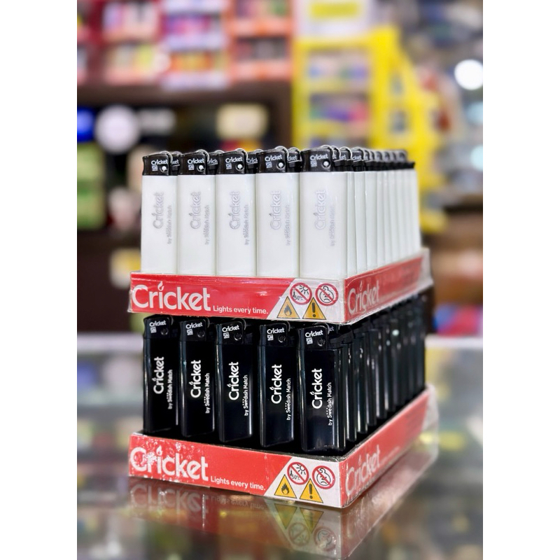 Jual korek cricket polos belakang putih 50pc | Shopee Indonesia