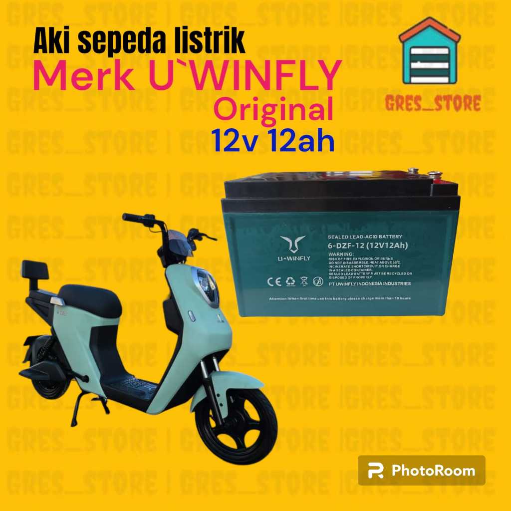 Jual aki sepeda listrik aki UWINFLY ORIGINAL BATERAI SEPEDA LISTRIK UWINFLY pacific exotic VOLTA ...
