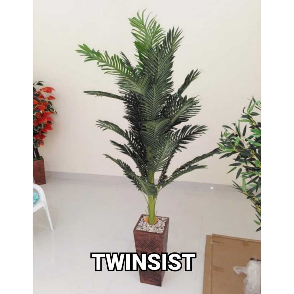 Jual Pohon Palem Plastik Sikas Artificial Palsu Tinggi 160 Cm / Pohon ...