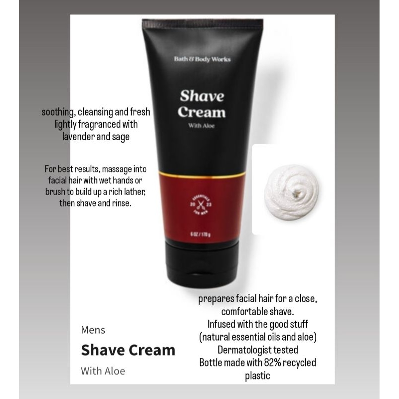 Jual SHAVE CREAM / SHAVE GEL FOR MEN / GEL CUKUR PRIA BATH AND BODY ...