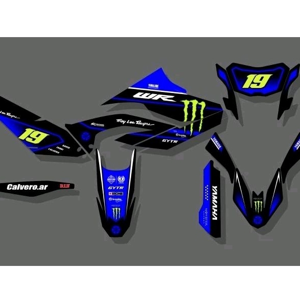 Jual Yamaha Wr 155 R Custome Decal dekal Bebas request ganti nama nomor ...