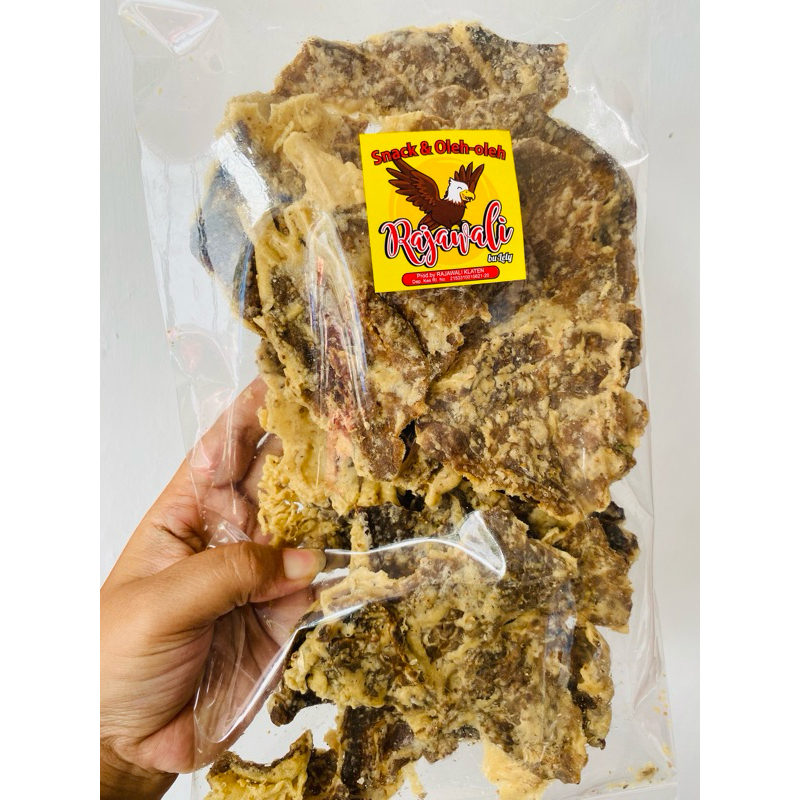 Jual 100gr KERIPIK PARU SAPI PREMIUM RAJAWALI BU LELY /PARU SAPI CRISPY ...
