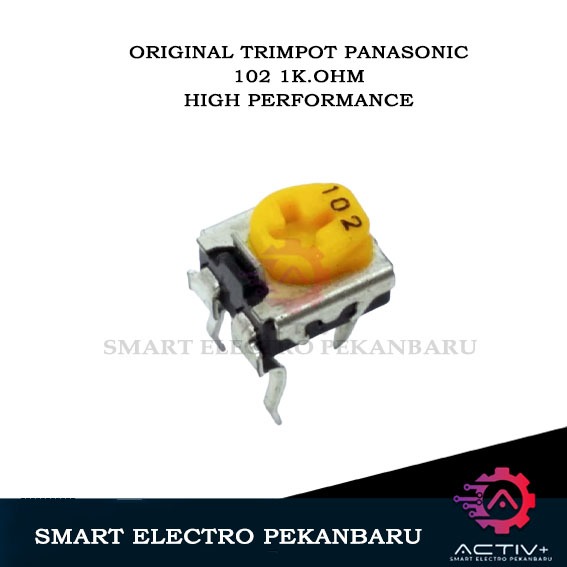 Jual ORIGINAL 1K 102 PANASONIC TRIMPOT KUNING 102 1K OHM POTENSIO METER ...