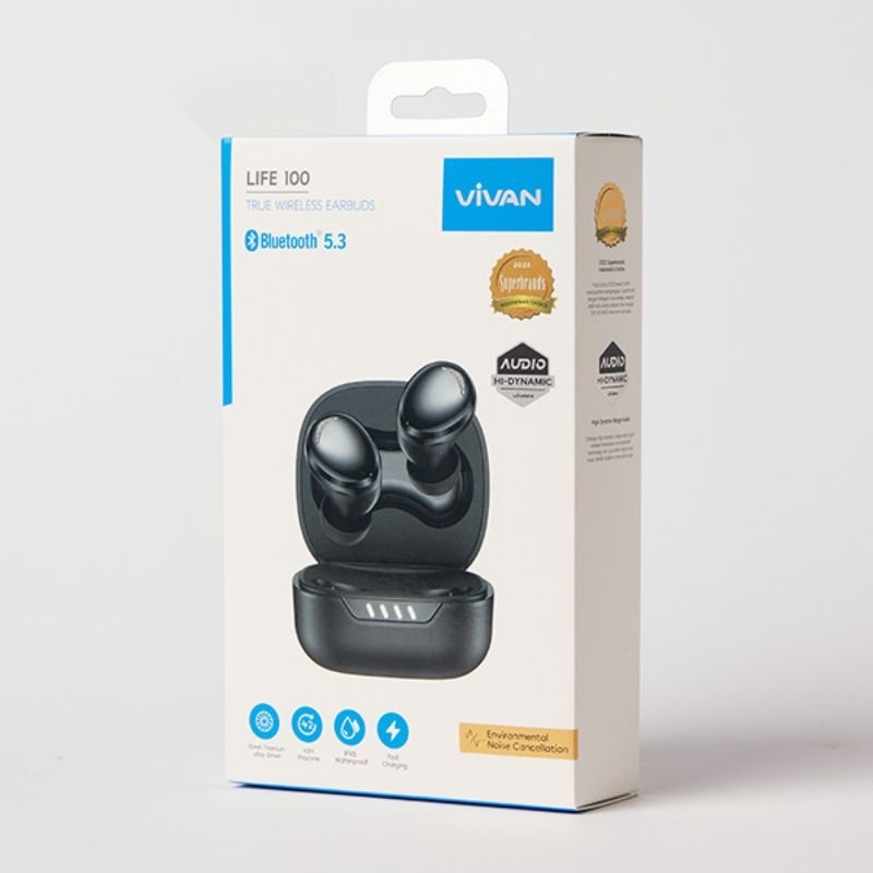 Jual VIVAN Earbuds BLUETOOTH LIFE 100 | Shopee Indonesia