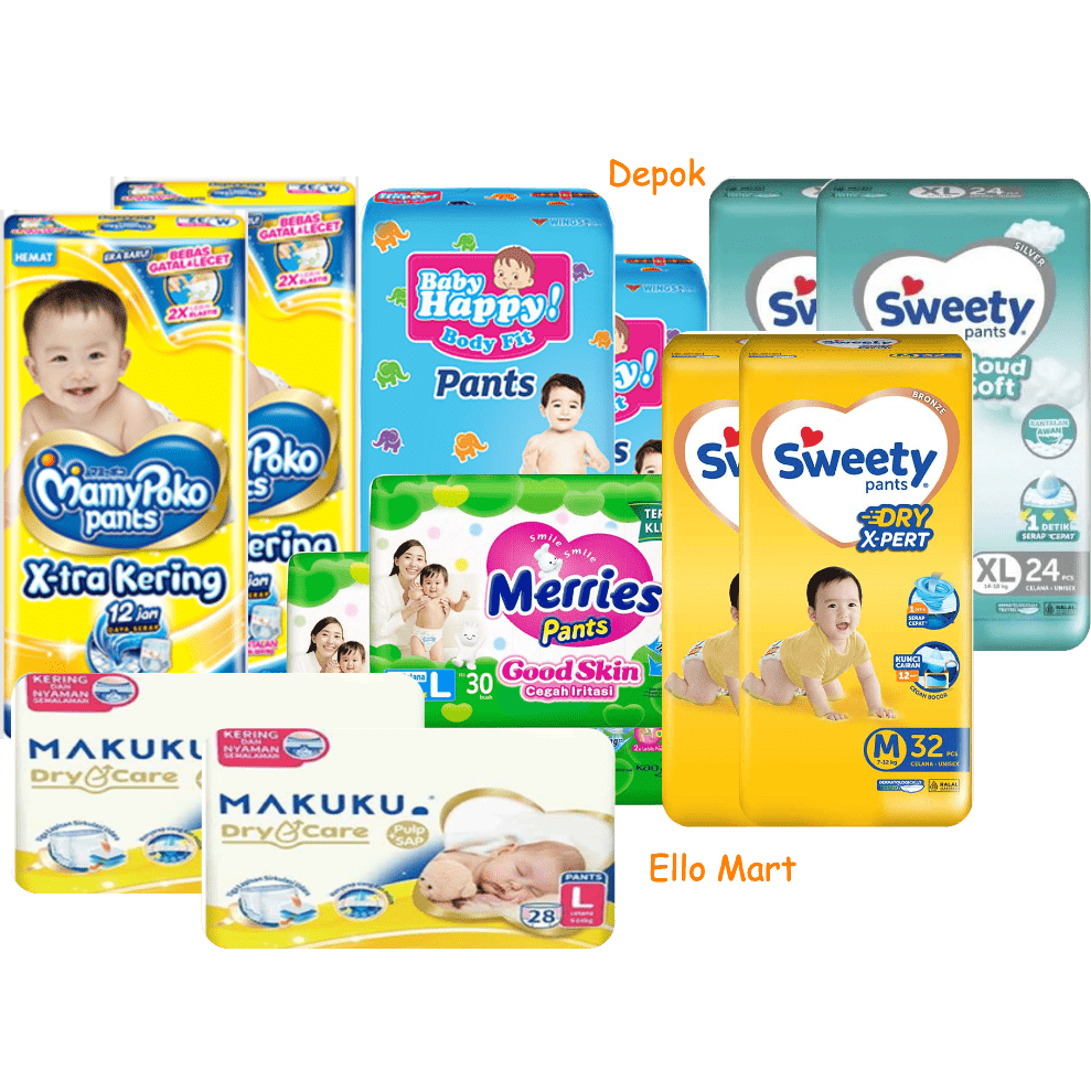 Jual Paket 2 Ball Mamypoko Standard dan Semua Merk Popok | Shopee Indonesia
