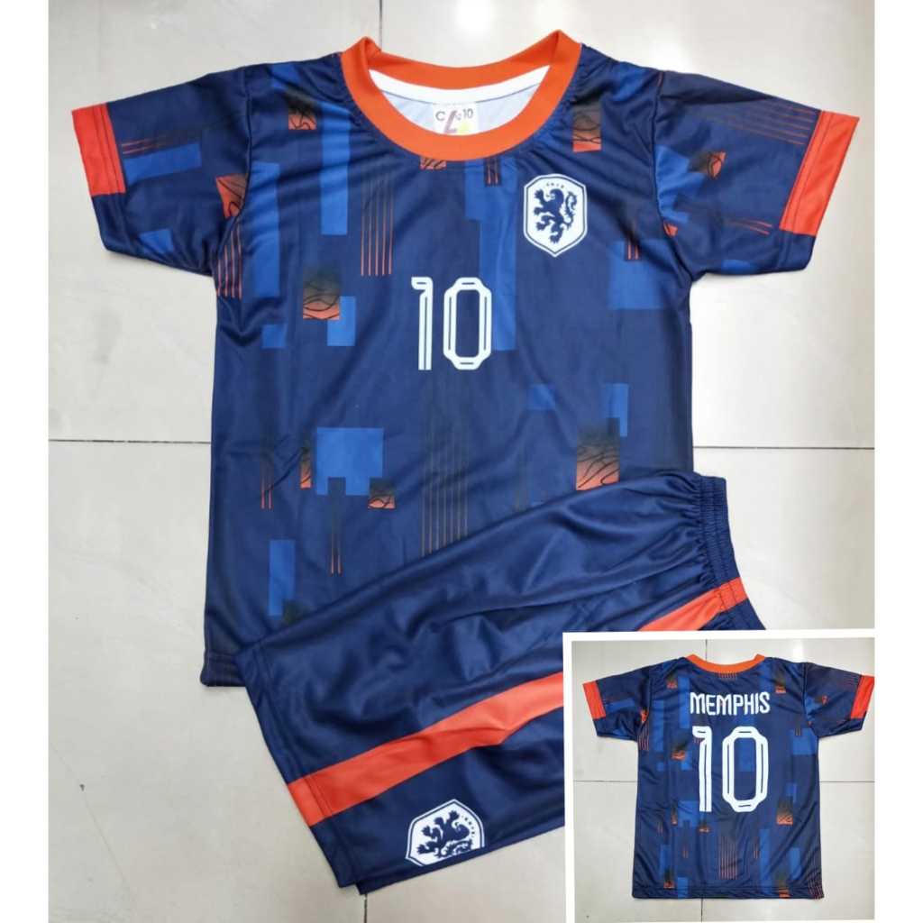 Jual Jersey Bola Kids Belanda Away 2024-2025 Euro Liga Sport | Shopee ...