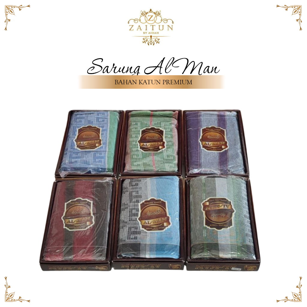 Jual Sarung Dewasa Tenun Al Man Premium Kemasan Box Nyaman Dipakai ...