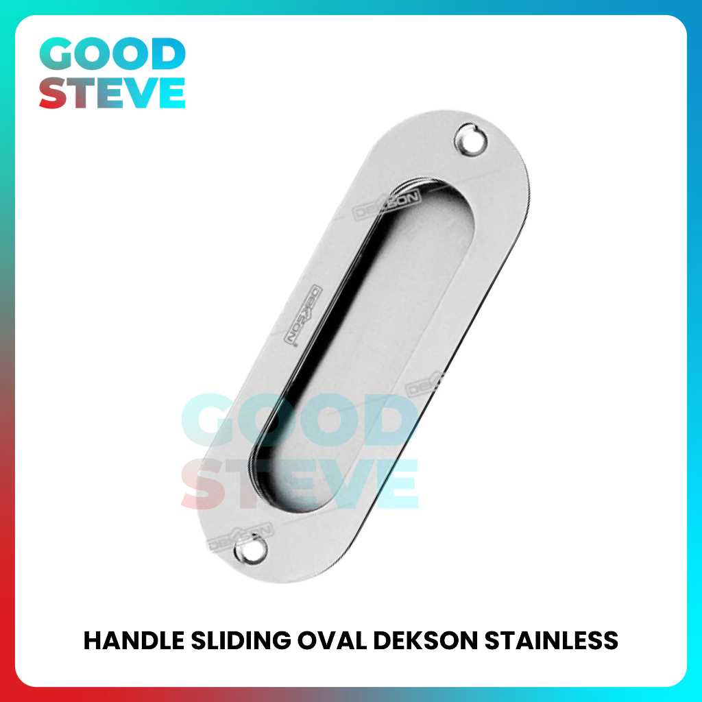 Jual HANDLE SLIDING TANAM OVAL DEKSON STAINLESS | Shopee Indonesia