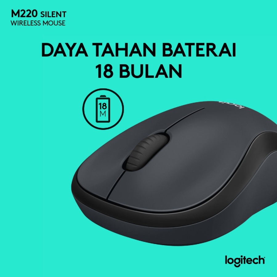 Jual Mouse Logitech M220 Silent Wireless Mouse | Shopee Indonesia