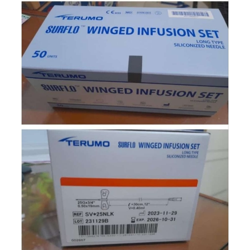 Jual wing neddle 25g terumo box 50 pcs | Shopee Indonesia