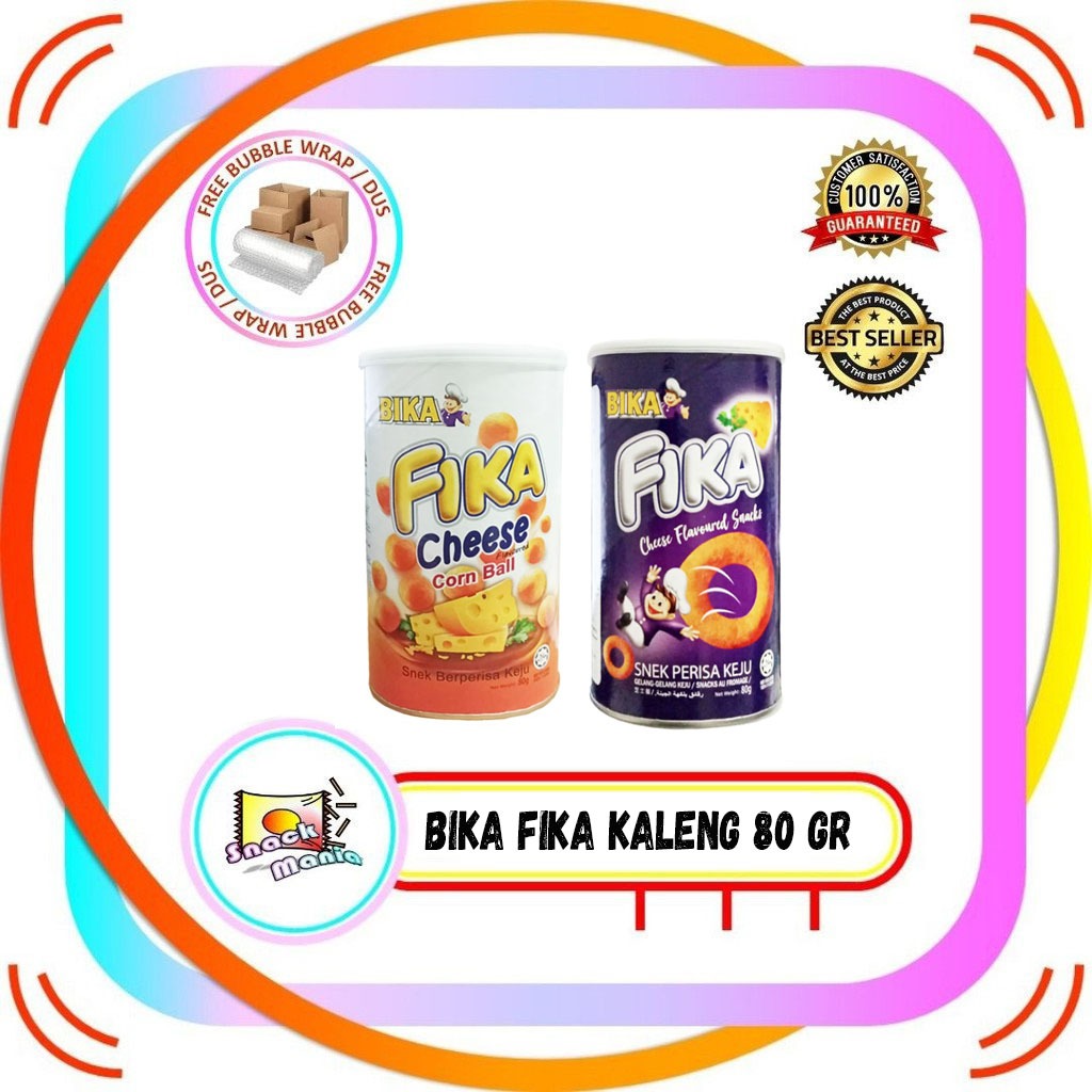 Jual BIKA FIKA Cheese Corn Ball | Ring Can ~ 80 gr Bola Keju Chiki Kaleng | Shopee Indonesia