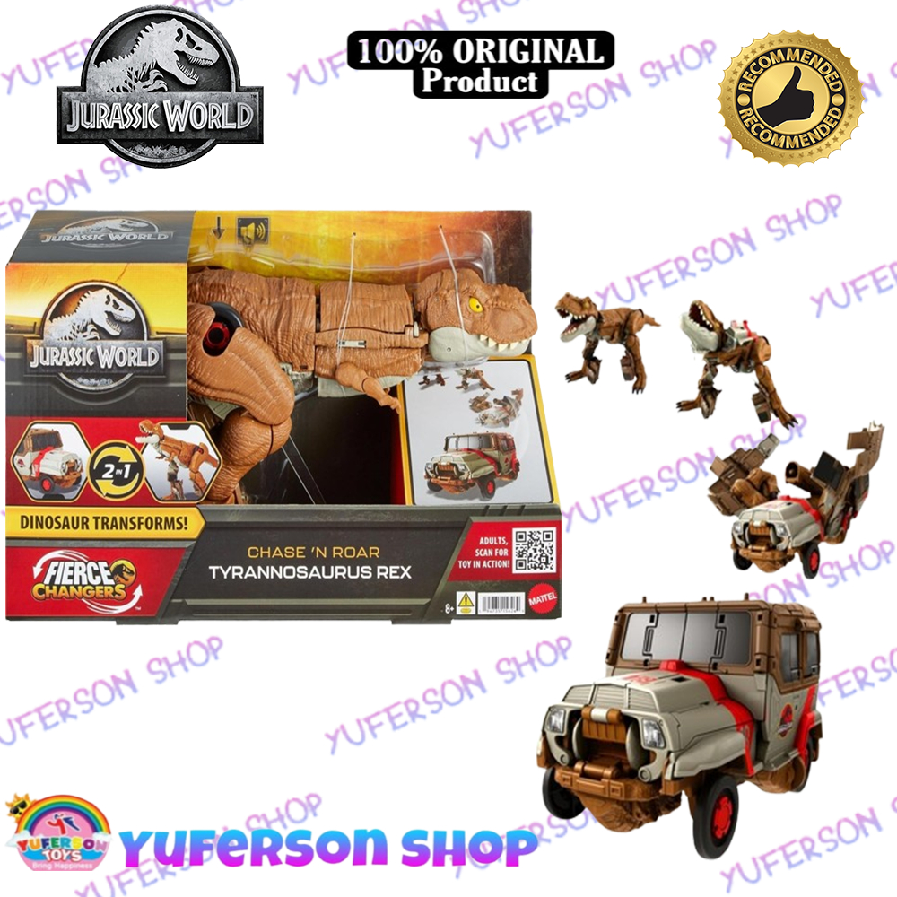 Jual Jurassic World Transforming Tyrannosaurus T Rex Off-Road Vehicle ...