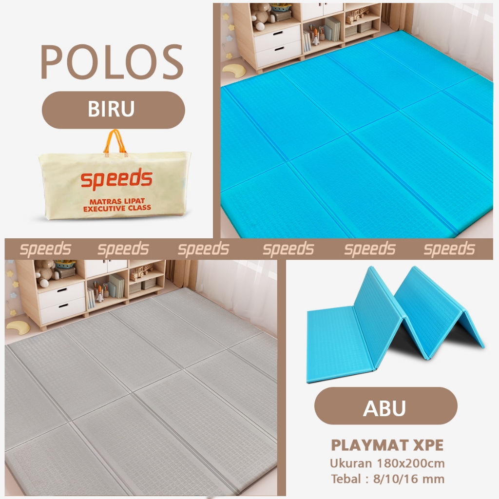 Jual SPEEDS SNI J Playmat Bayi Karpet Lipat Playmat Matras Lipat Duduk ...