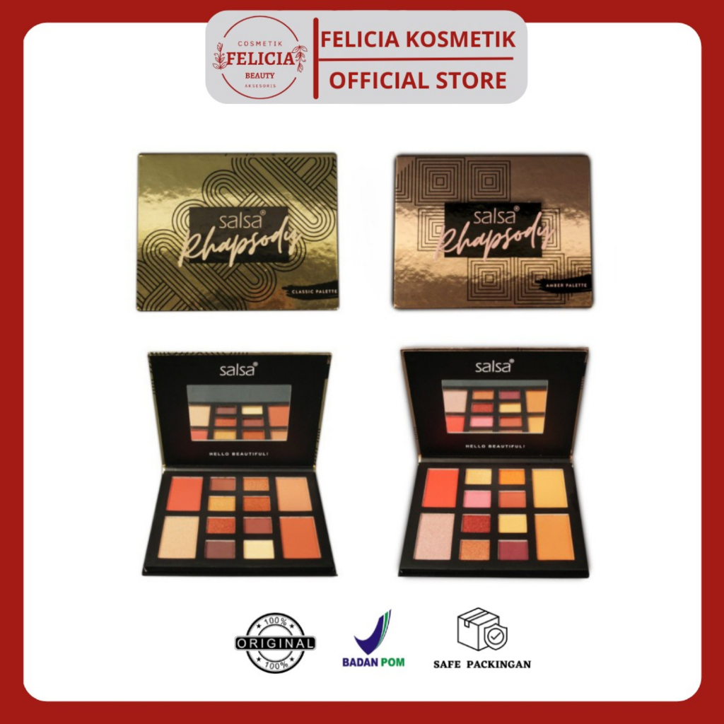 Jual Salsa Rhapsody Face Palette eyeshadow | Shopee Indonesia