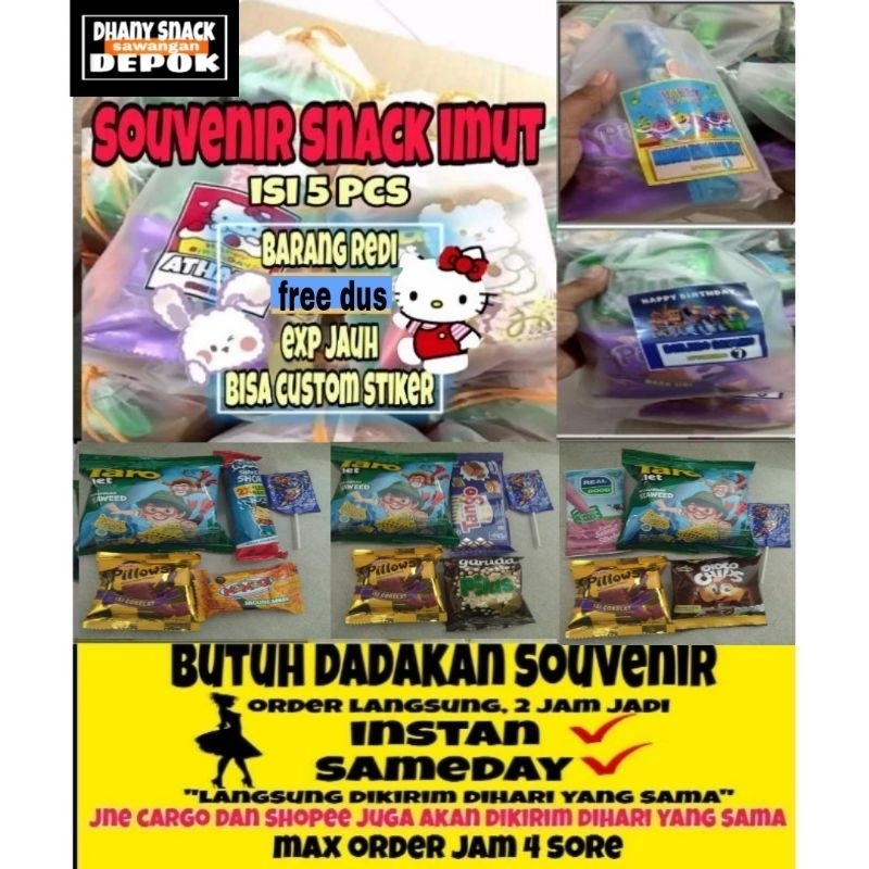 Jual Buy 30 free 1 Termurah paket snack ultah anak/paket snack ulang ...