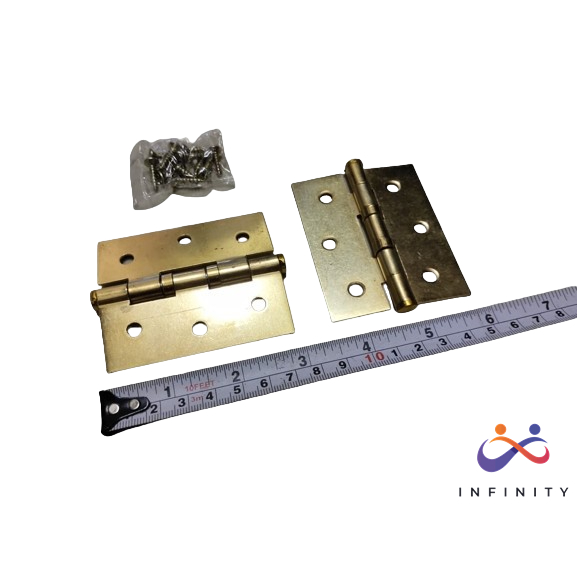 Jual HPP Engsel Pintu 3 inch KUNING GOLD Rumah Kamar JENDELA Lemari GP ...