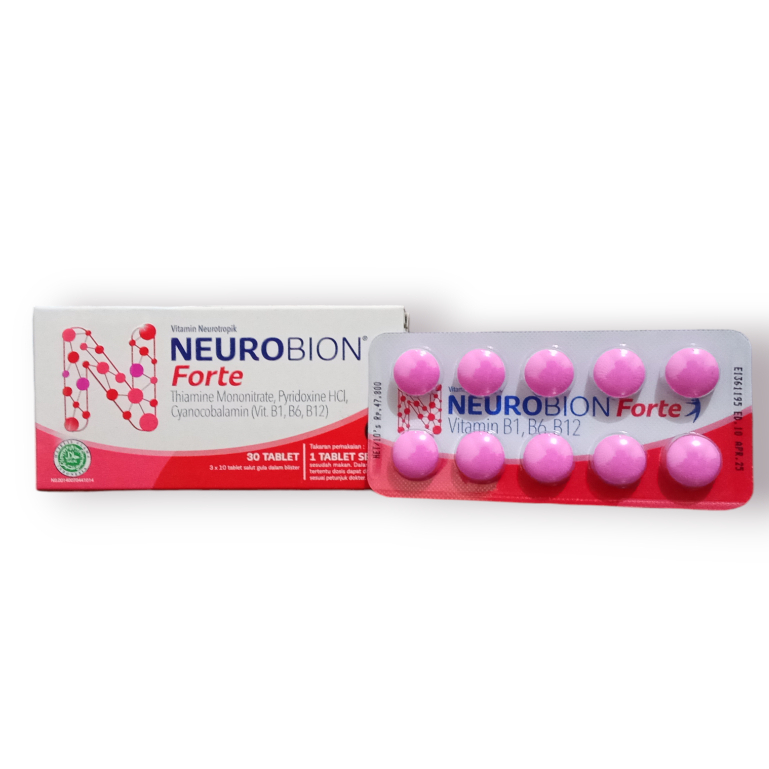 Jual Neurobion Forte Vitamin B Box Isi 3 x 10 Tablet Salut Selaput ...