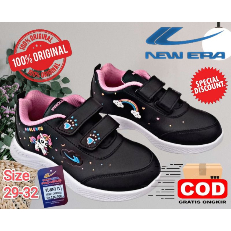 Jual ORIGINAL sepatu anak NEW ERA PONY V size 29-32 / sepatu anak ...