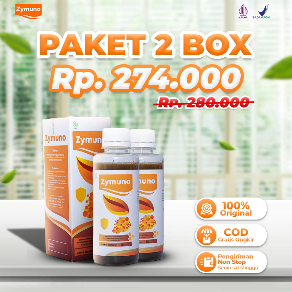 Jual ZYMUNO Paket 2 Box 100% Madu Herbal Alami Imunoterapi Terapi ...