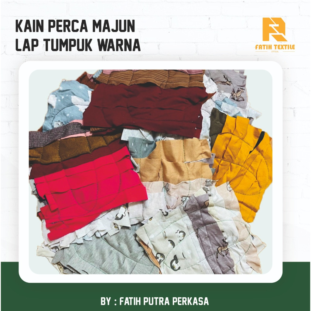 Jual KAIN LAP MAJUN PERCA WARNA JAHIT KILOAN TEBAL / LAP BAHAN KATUN ...