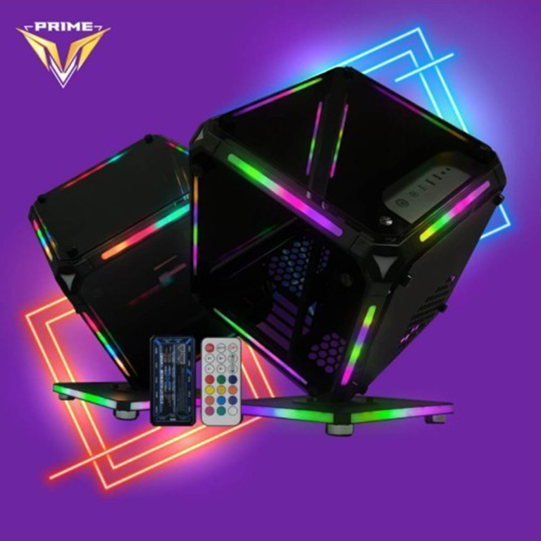 Jual PRIME B-[X] - mATX - Unique Gaming Case - Front - Top & Glass ...